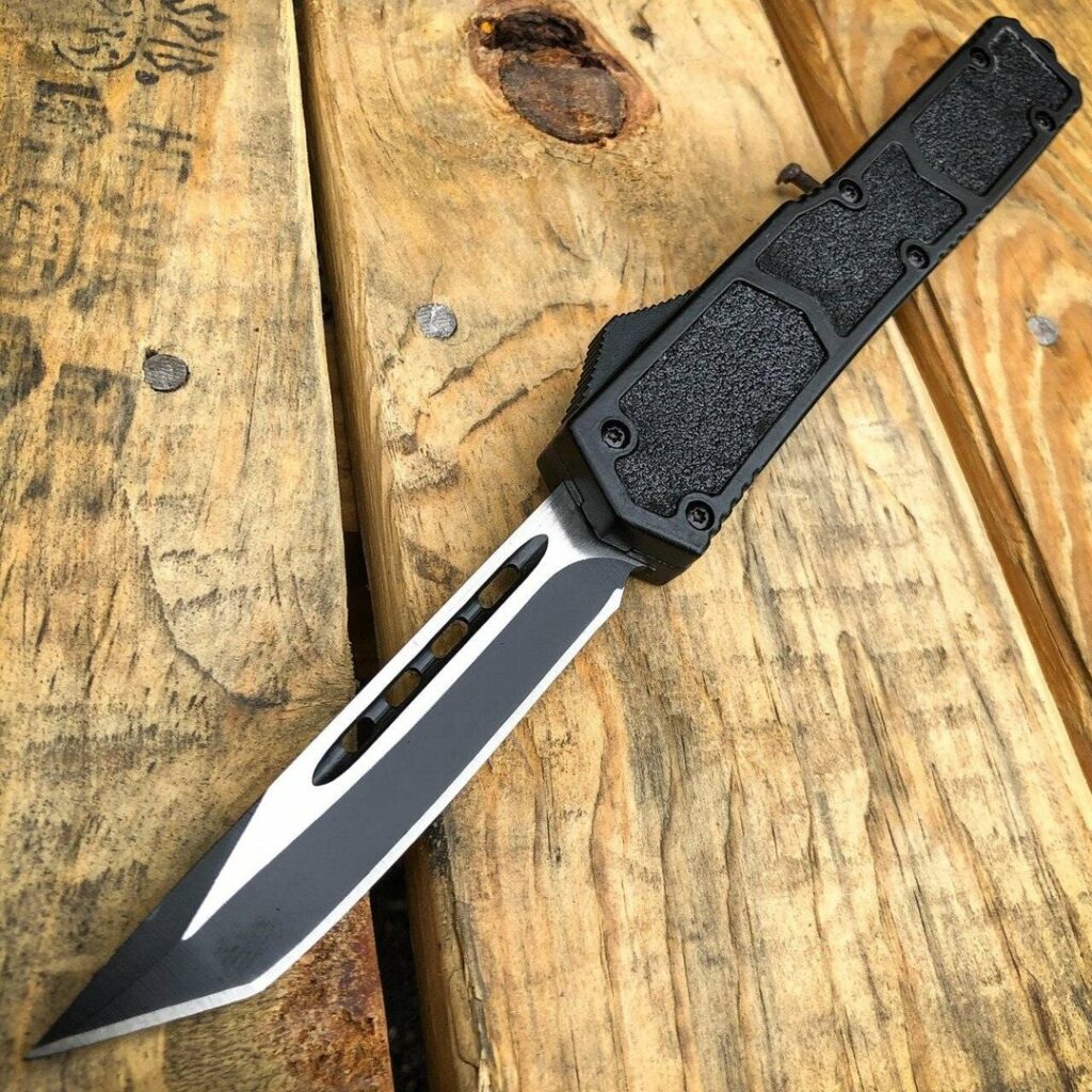 Delta Force recon Dagger Blade OTF knife Brand New – Belt Buck