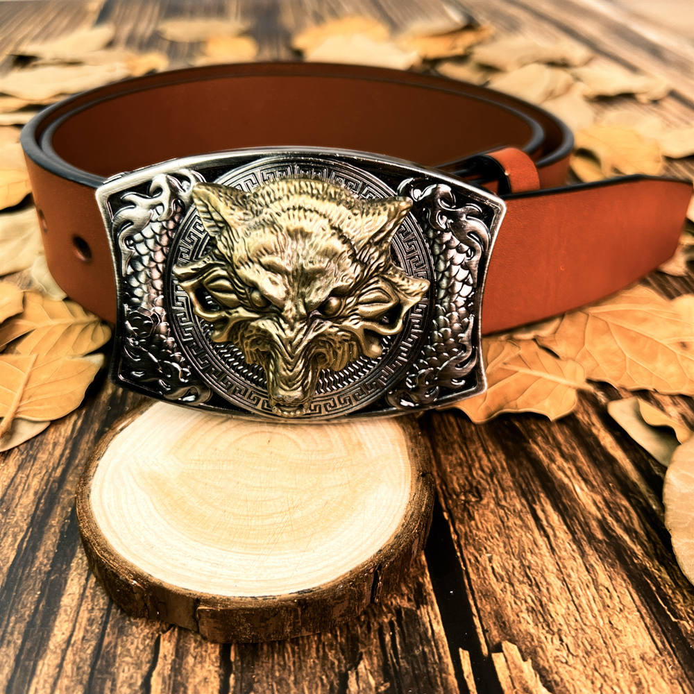 Instant Ejection Knife Brown Belt – Belt Buck
