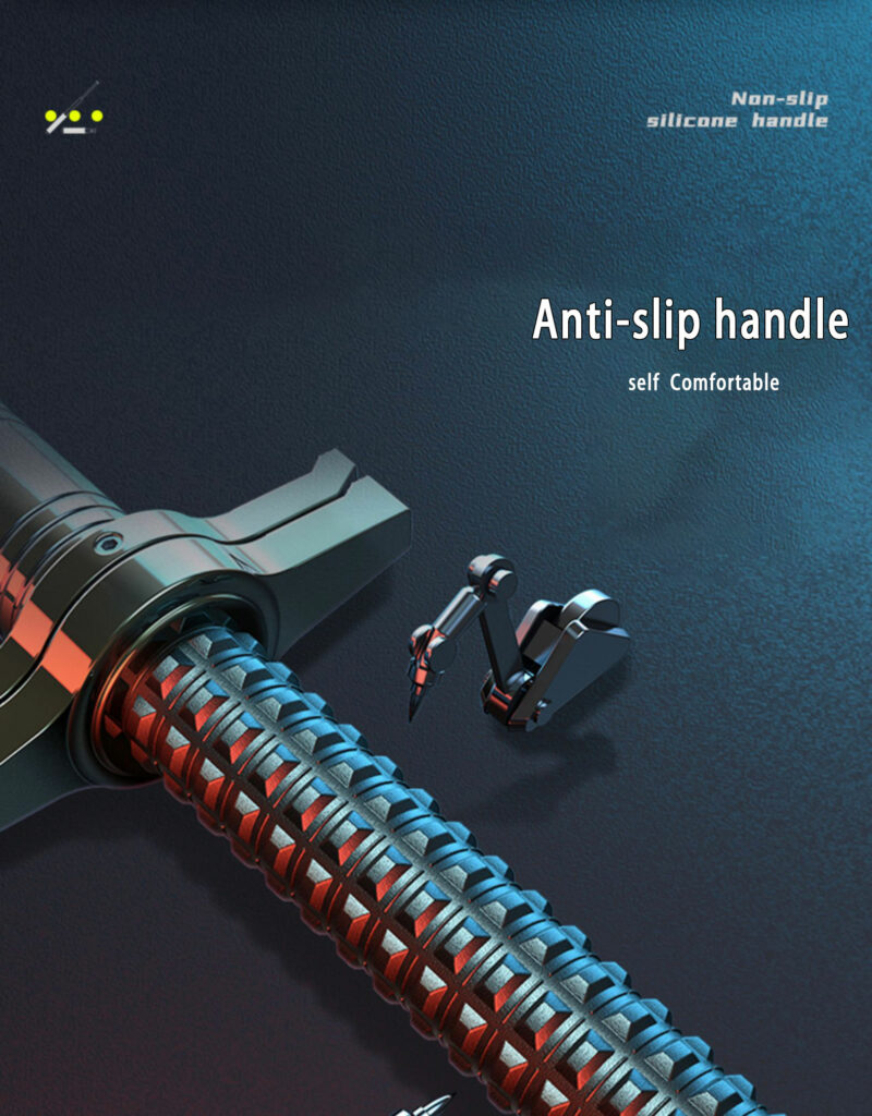 Outdoor multifunctional hiking stick Self-defense telescopic stick ...