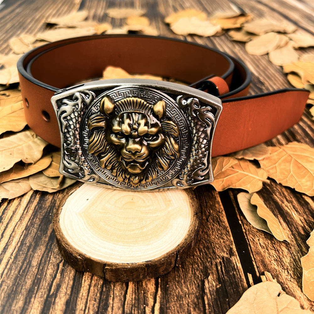 Instant Ejection Knife Brown Belt – Belt Buck