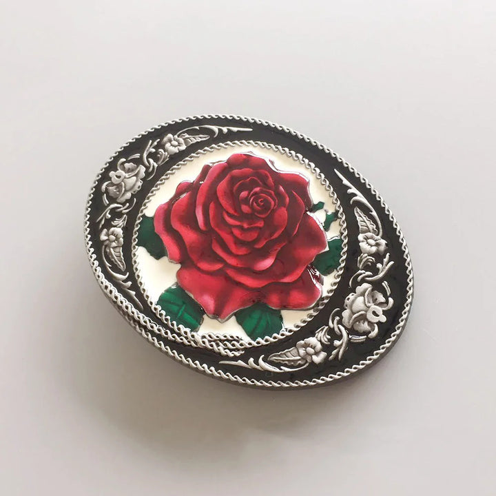 Western Flower Belt Buckle – Belt Buck