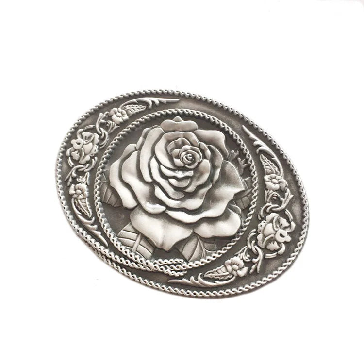 Western Flower Belt Buckle – Belt Buck