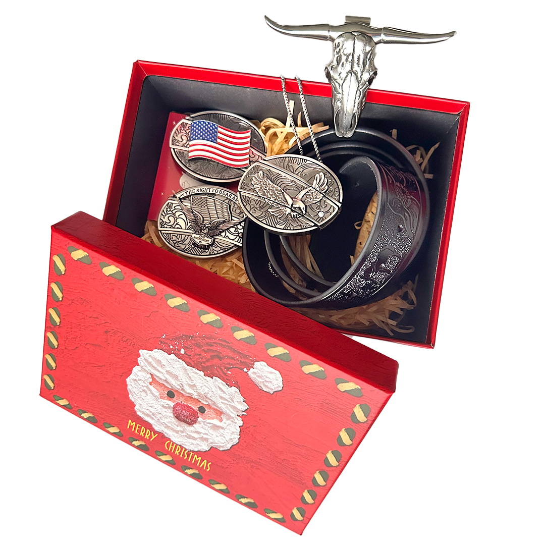 Cowboy Christmas Gift Set Box【Discounted Sets】 – Belt Buck