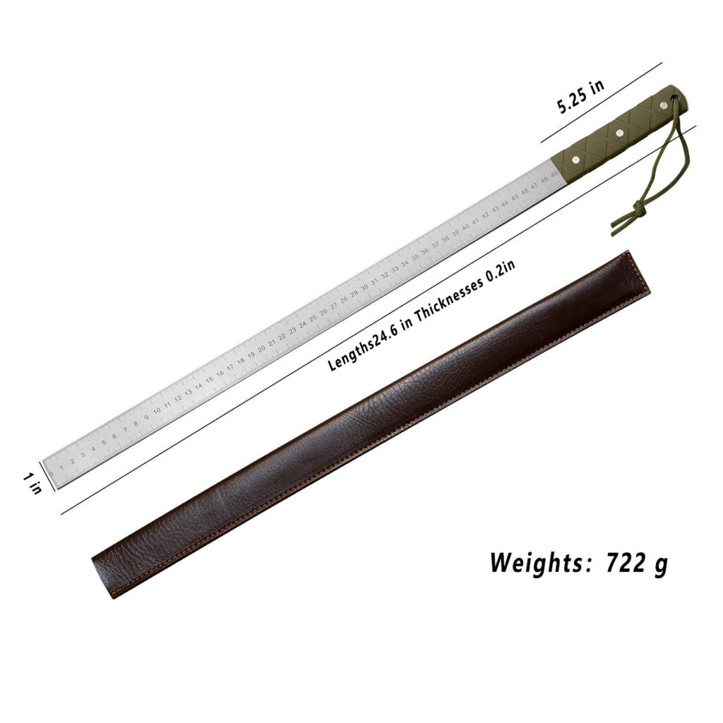 Heavy Duty Self-Defense Ruler, Car-Ready Multi-Function Tool, Portable ...